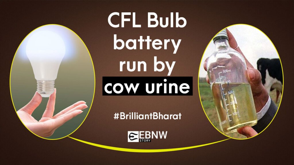 Brilliant Bharat: CFL Bulb Battery Run By Cow Urine - EBNW Story