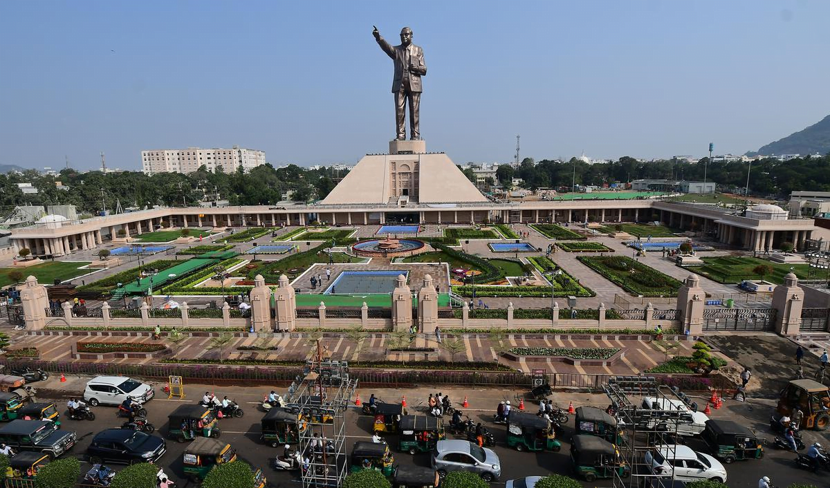 Andhra Pradesh's Landmark – The Largest Dr. Ambedkar Statue Globally ...