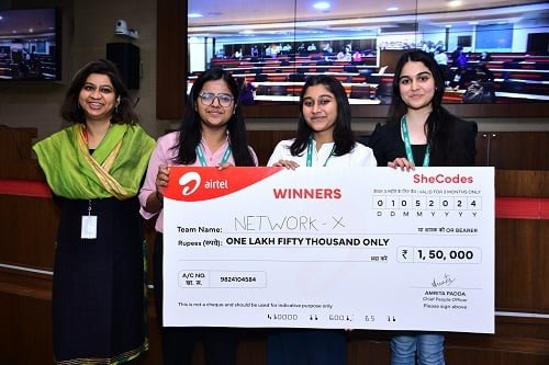 Airtel And TechGig Conclude 1st Edition Of 'She Codes' - EBNW Story