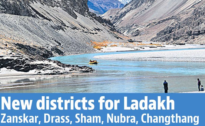 Ladakh To Get 5 New Districts - EBNW Story