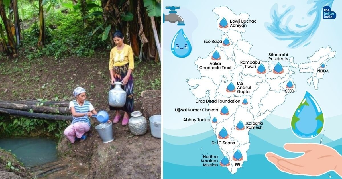 A Map Of India’s Most Remarkable Water Conservation Efforts: From ...